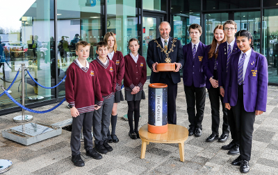 Make-up trends, a £5 note and a lock of hair: Time capsule buried at IB ...